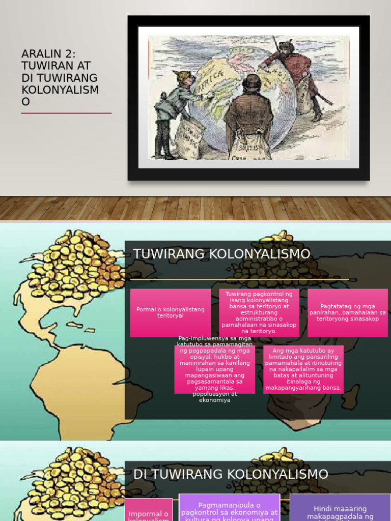 Aralin 2 Tuwiran at Di Tuwirang Kolonyalismo | PDF