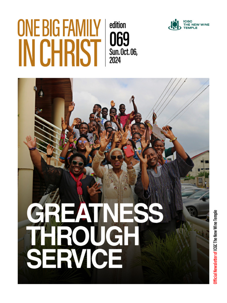 ICGC The New Wine Temple Weekly Newsletter Edition 69 - October 6, 2024 ...