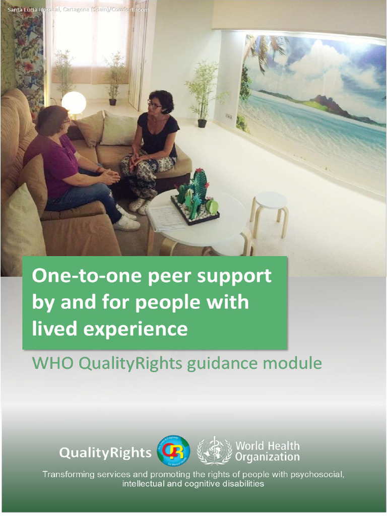 one-to-one peer support | PDF | Mental Health | Creative Commons License