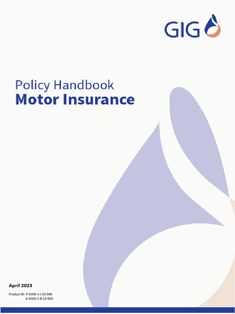 Media Vrpjoerj Motor-policy-handbook | PDF | Insurance | Liability ...