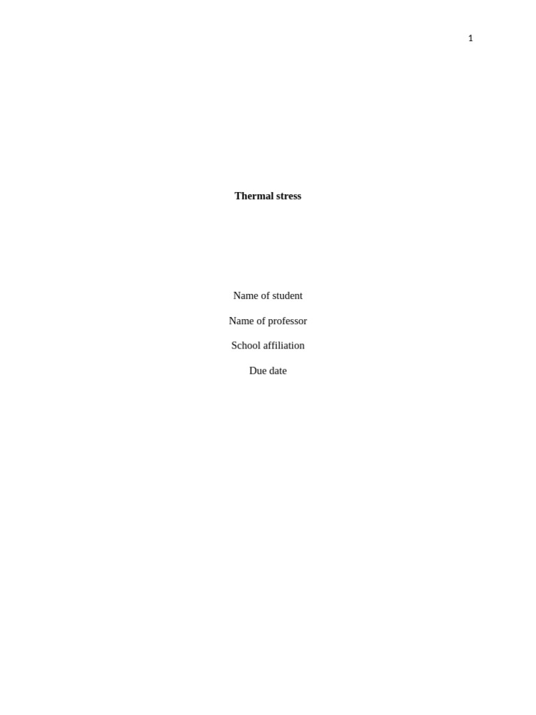 Heat Stress Program Essentials | PDF | Hyperthermia | Hypothermia