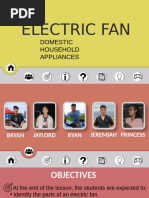 Electric Fan Parts & Functions Guide | PDF | Electric Motor | Bearing ...