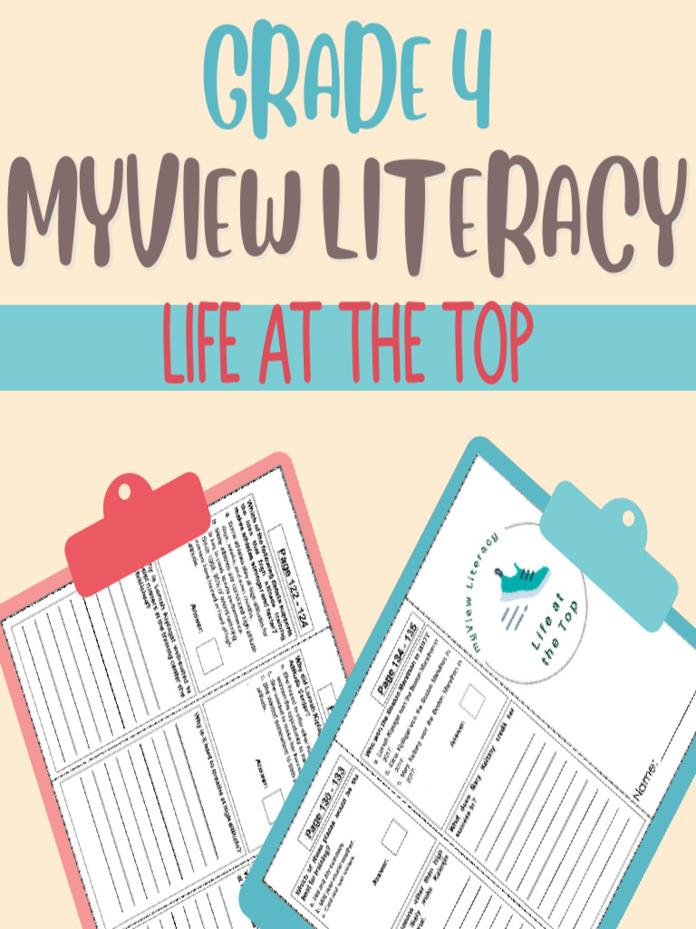 Life at The Top: Myview Literacy | PDF