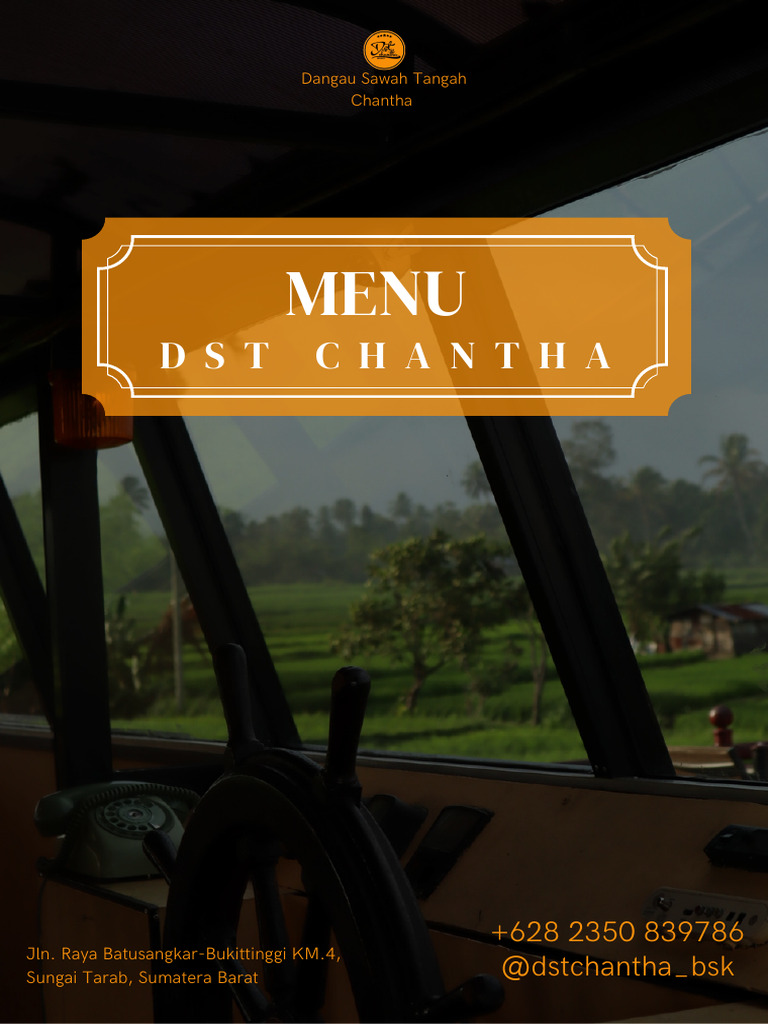 Menu DST Chantha | PDF
