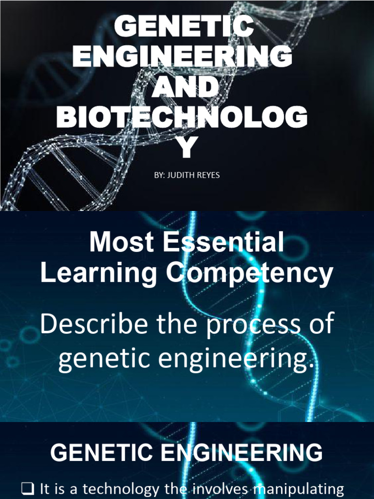 Genetic Engineering | PDF | Genetic Engineering | Transgene