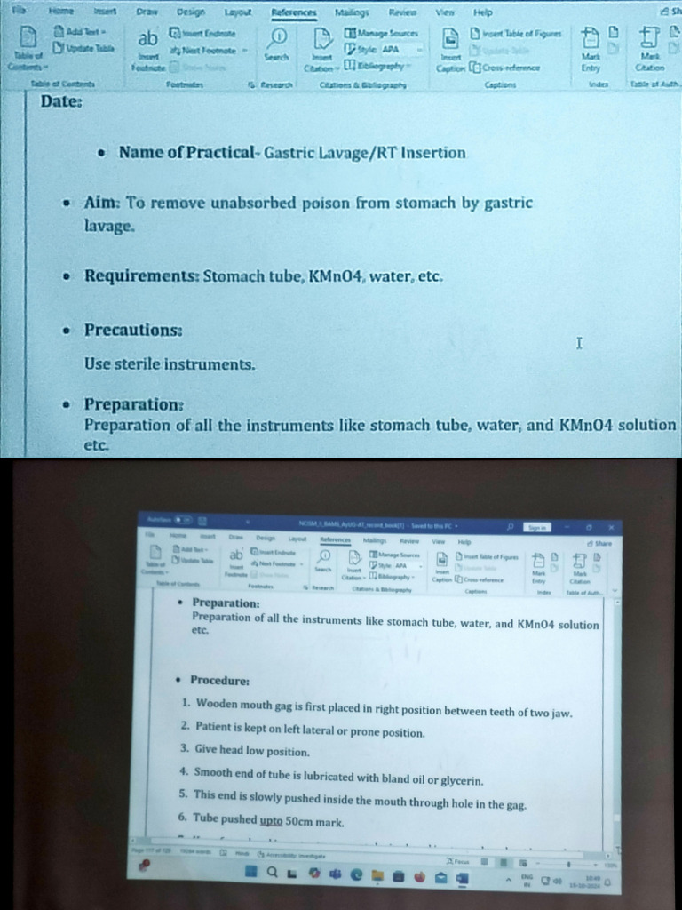 Gastric Lavage and CPR | PDF | Citation | Hemodialysis