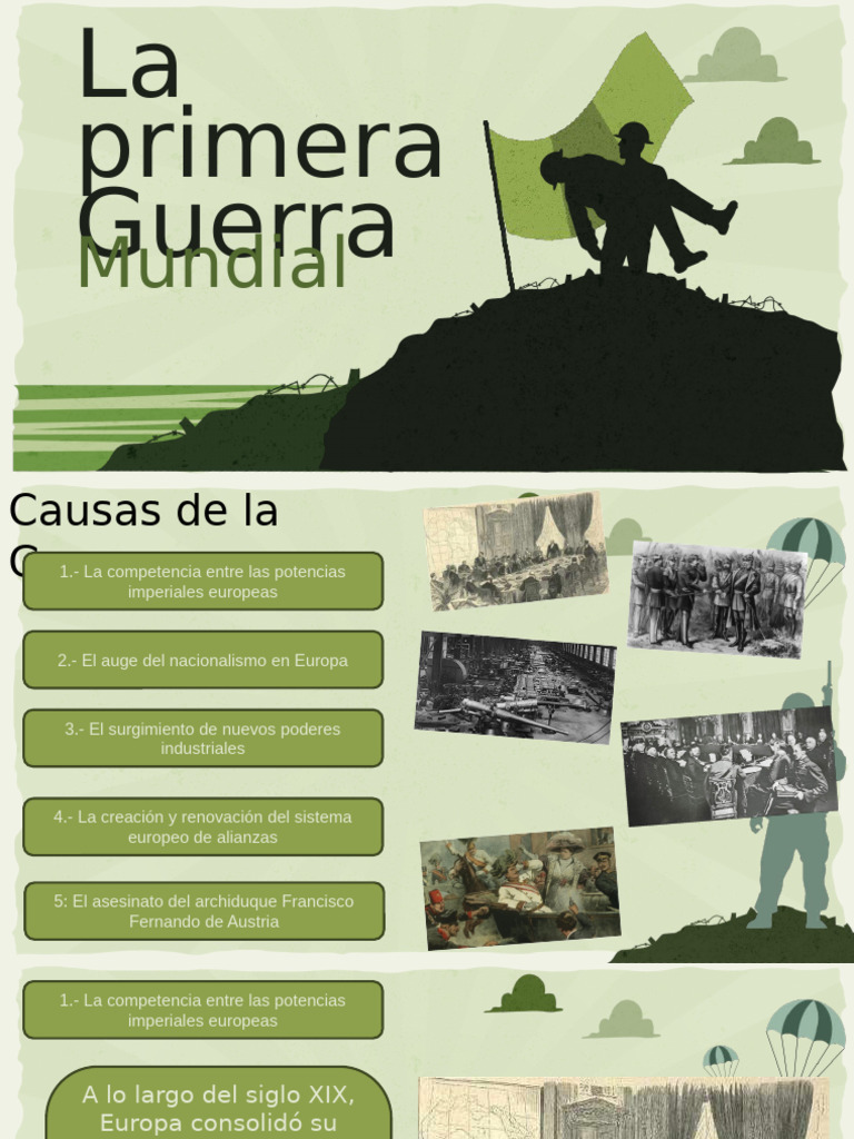 La Primera Guerra Mundial | PDF | Primera Guerra Mundial | Austria Hungría