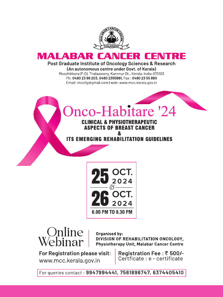 Onco Habitare-2024 - Brochure | PDF