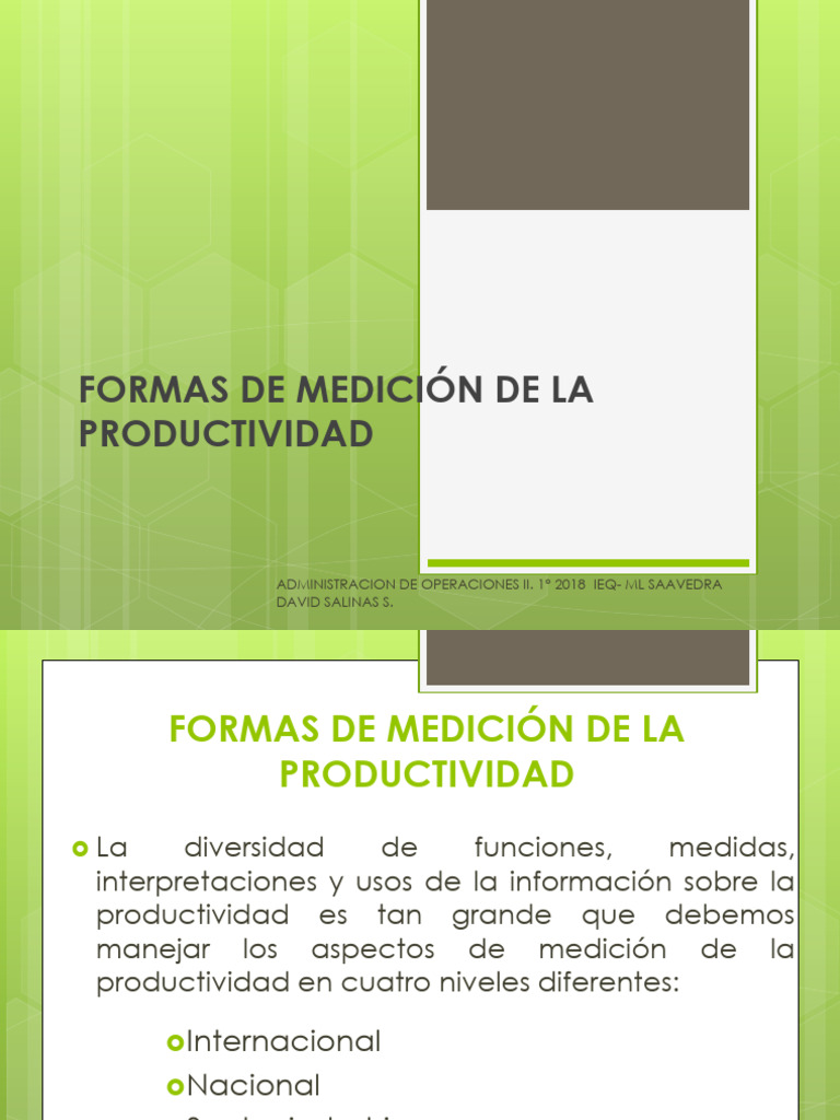 2 - Modelo Productividad Total - DRSS - v3 | PDF | Business | Economias