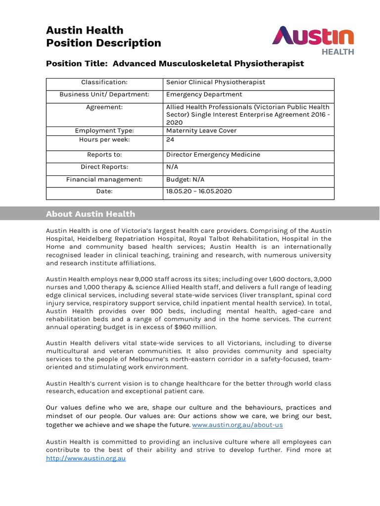 PD ED Physio | PDF | Physical Therapy | Emergency Department