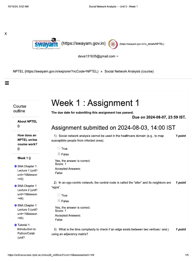 Sna 1 - Merged 2024 | PDF
