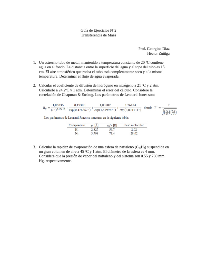 Guía de Ejercicios N2 | PDF
