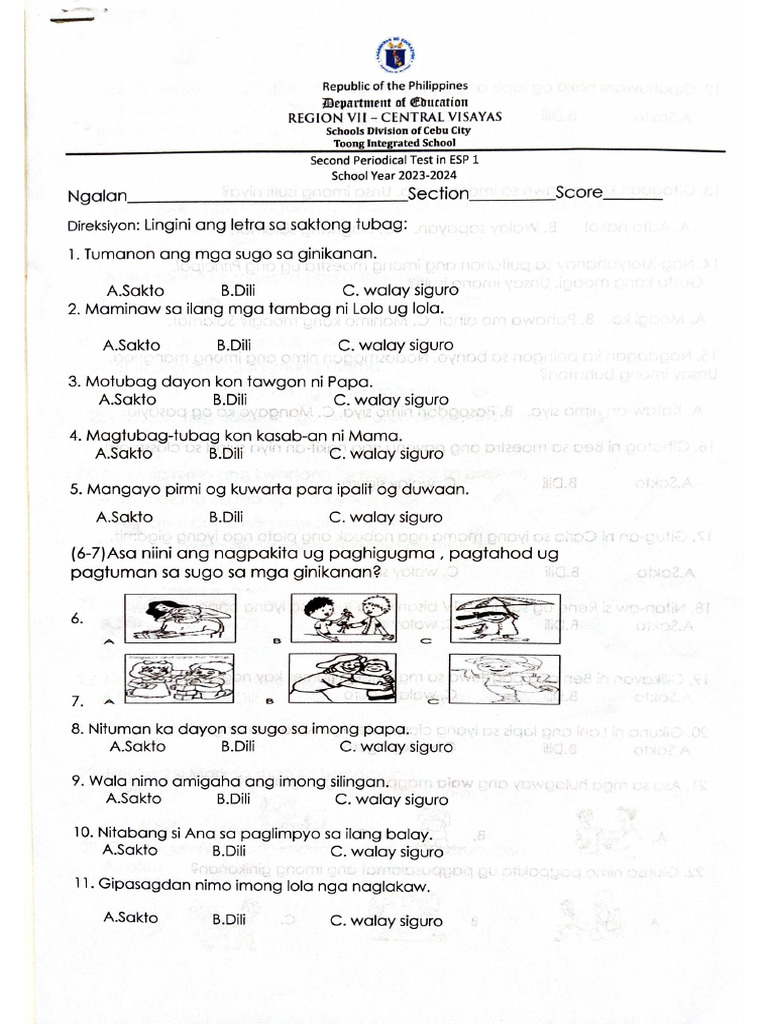 2nd Esp - Reviewer | PDF