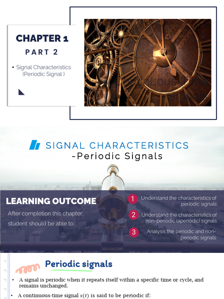 EEE228 Signal Characteristics (Periodic Signal ) v2 | PDF ...