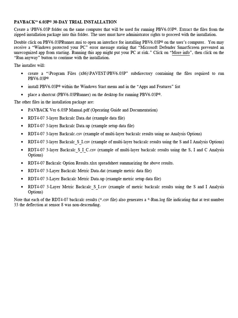 PAVBACK 6.03P Installation & Quick Start Guide | PDF | Graphical User ...