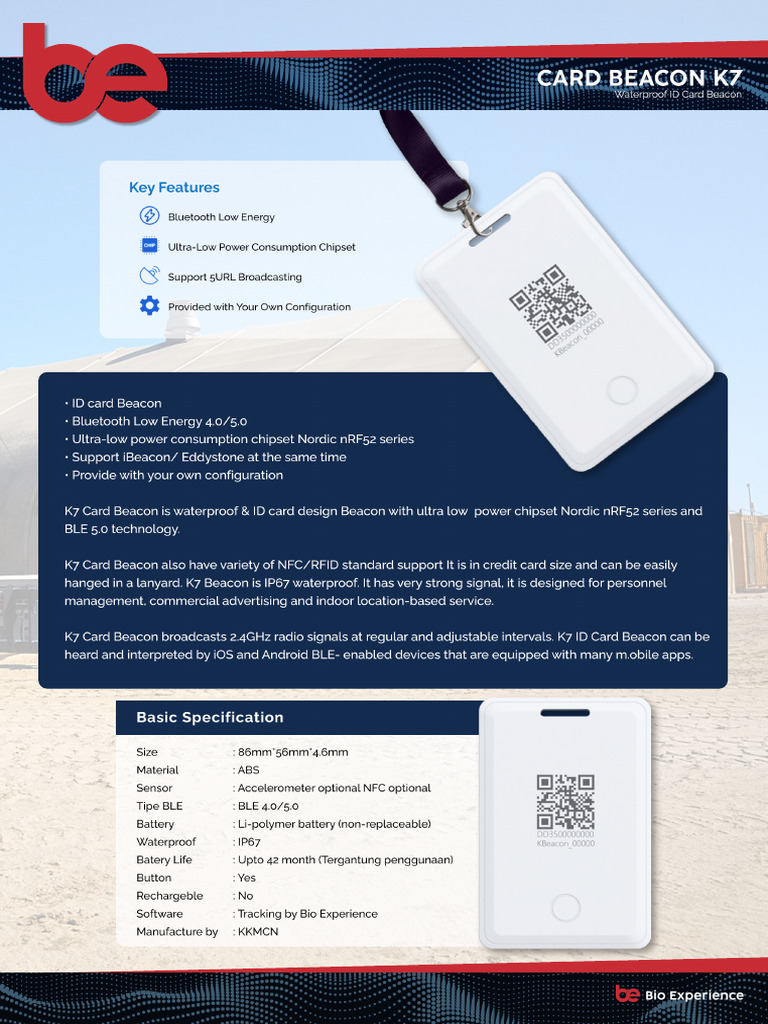 BE Brochure_Card Beacon K7 | PDF
