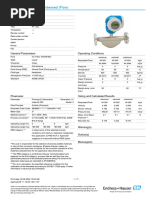 Coriolis Meter Sizing Calculation | PDF | Flow Measurement | Viscosity