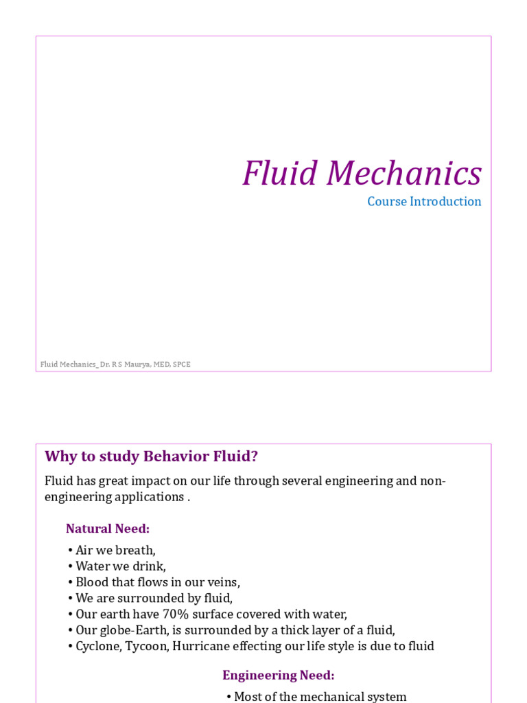 Fluid and Its Properties-1 | PDF | Viscosity | Fluid Mechanics