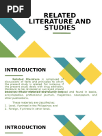 Difference Between Related Literature and Related Studies: By: Ricca G ...