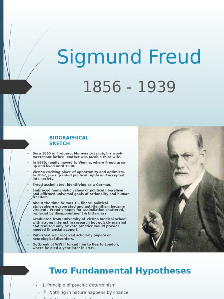 Freud's Life and Psychoanalytic Theory | PDF | Id | Sigmund Freud