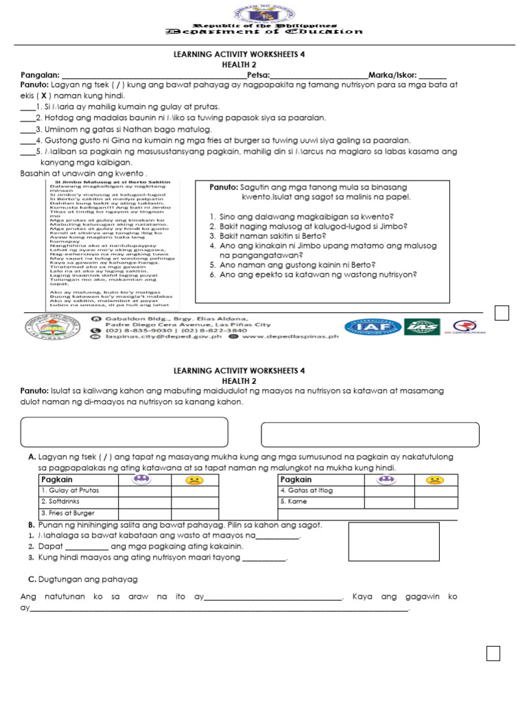 Q1 Law Mapeh - Health2 (Week7 8) | PDF
