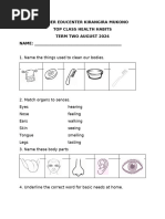 ENGLISH PRIMARY ONE Lesson Notes P - 1 Term II | PDF | Pronoun ...