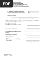 Plant and Plant Product Declaration Form: SECTION 1 - Shipment ...