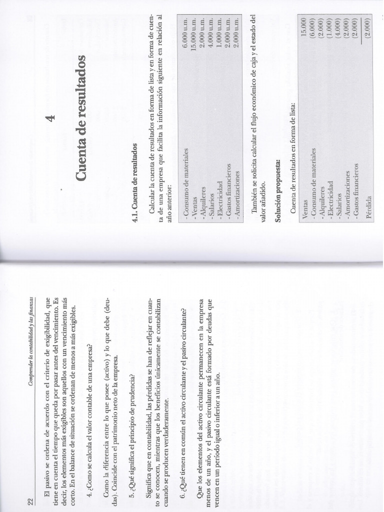 Cap4 Cuenta de Resultados | PDF