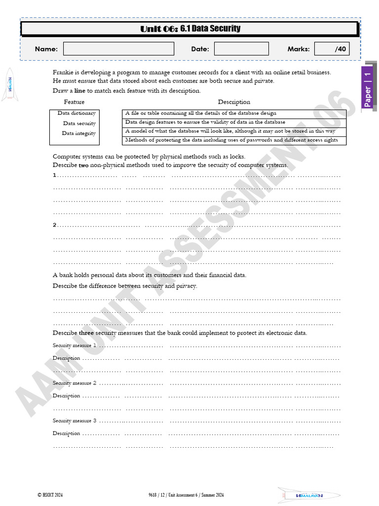 UA06 - A Security, Privacy and Data Integrity | PDF