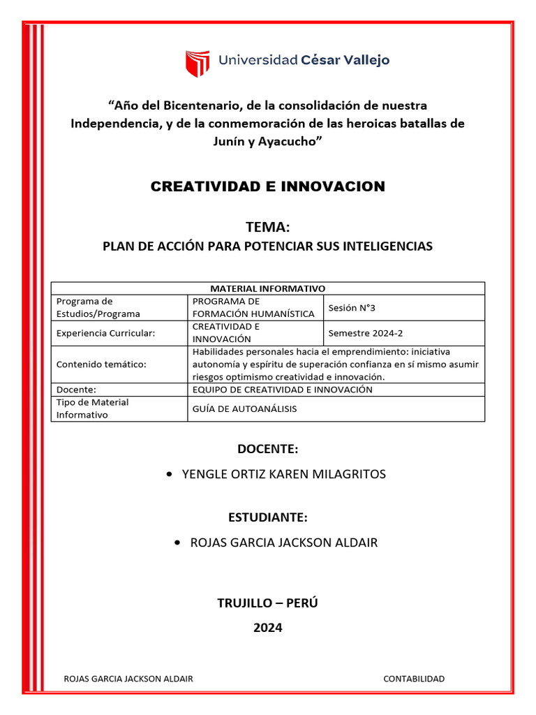 Guía de Autoanálisis para Potenciar Las Habilidades Personales | PDF ...
