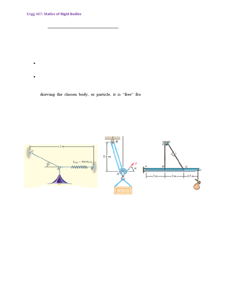 Statics of Rigid Bodies | PDF | Science & Mathematics