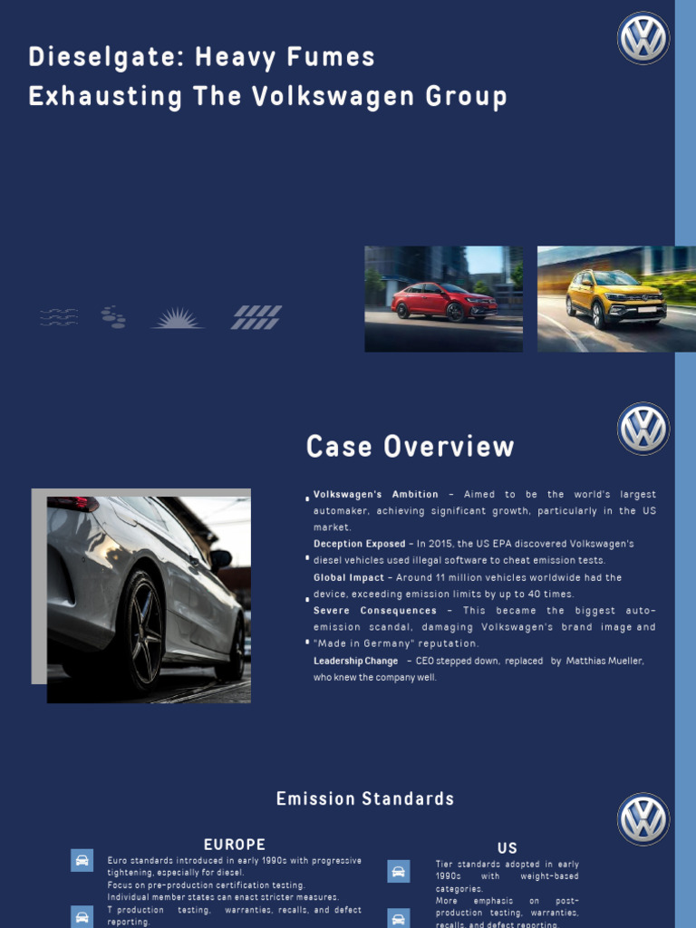 Volkswagen Dieselgate Scandal Overview | PDF