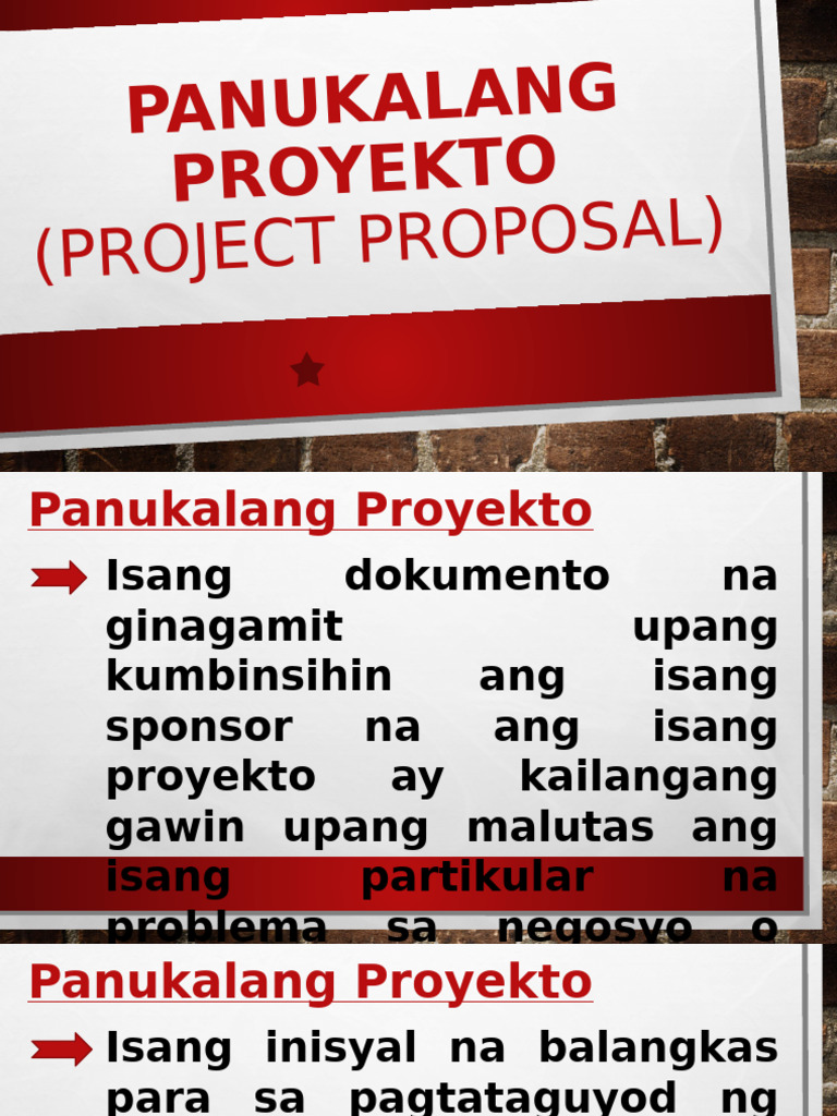 5 - Panukalang Proyekto | PDF