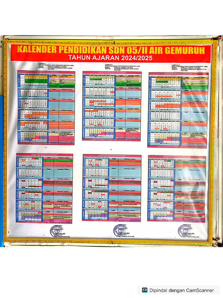 Kalender Pendidikan - 1 | PDF