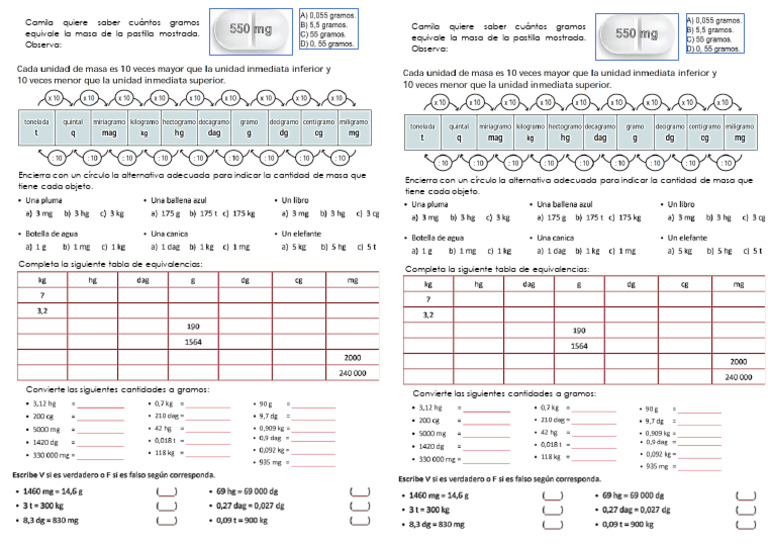 Ficha 1 - Semana 2 - U7 - 1ro. | PDF | Salud y bienestar