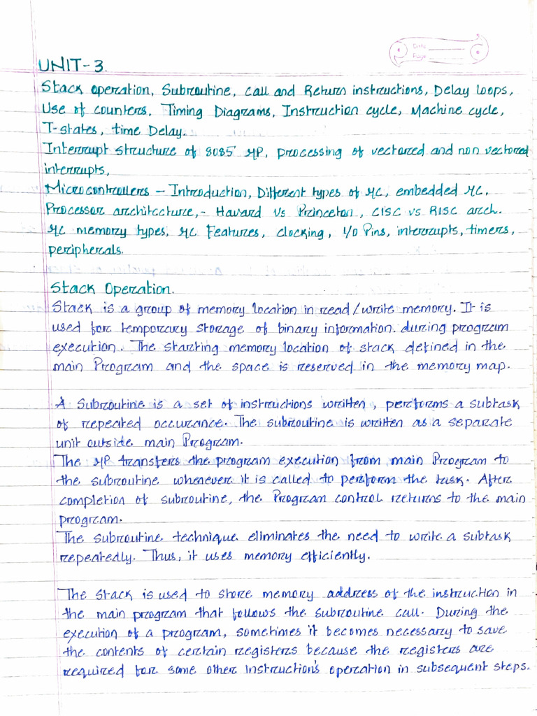 MPMC - Unit 3 | PDF | Computer Engineering | Computer Architecture