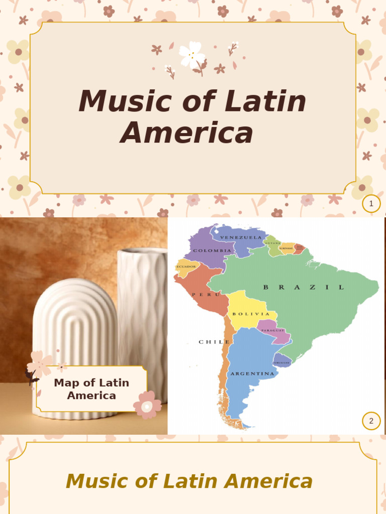 Influences and Styles of Latin Music | PDF | Performing Arts
