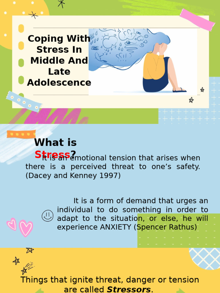 Week 7 To 8 Coping With Stress | PDF | Anorexia Nervosa | Major ...