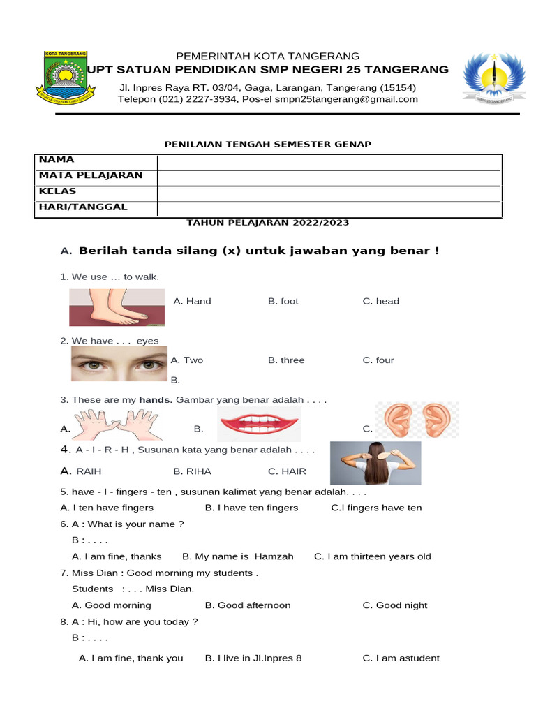 SOAL ABK Kls 9 | PDF