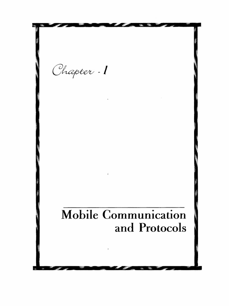 Mobile Communication Protocols Overview | PDF | Cellular Network ...