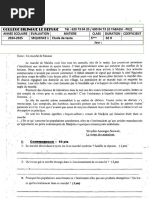 Etude de Texte 5e | PDF | Phrase | Mécanique du langage