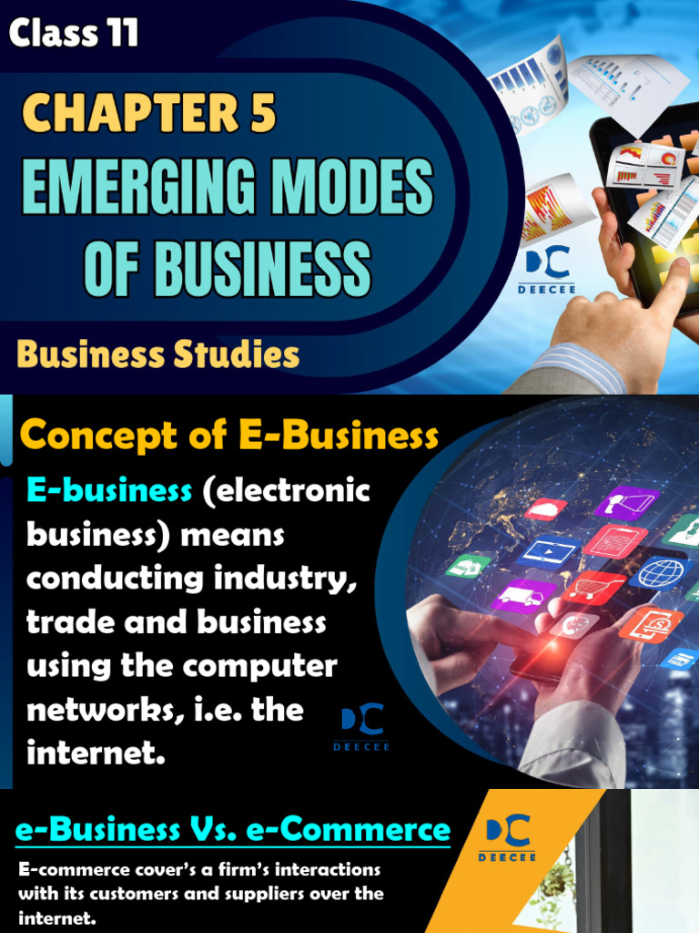 Understanding E-Business Concepts | PDF | Electronic Business | E Commerce