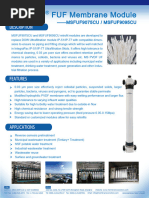 Microza Ultrafiltration Membrane Overview | PDF