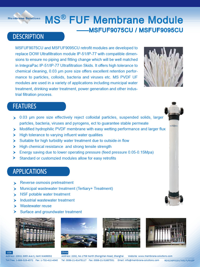 Stainless Steel Water Filter Retrofit | PDF | Membrane | Environmental ...