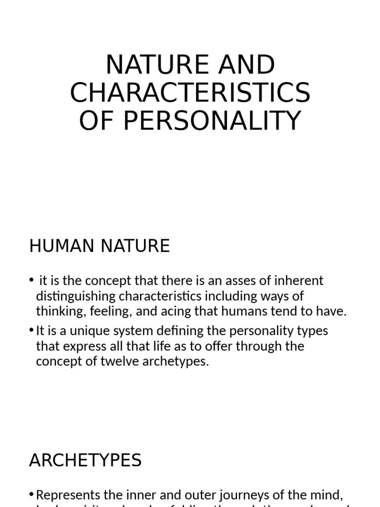 Understanding Personality Basics | PDF | Behavior | Feeling