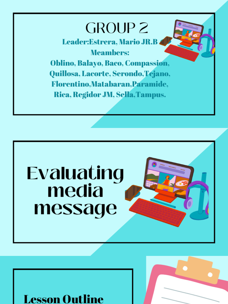 Understanding Media Literacy Concepts | PDF | Communication | Cognition