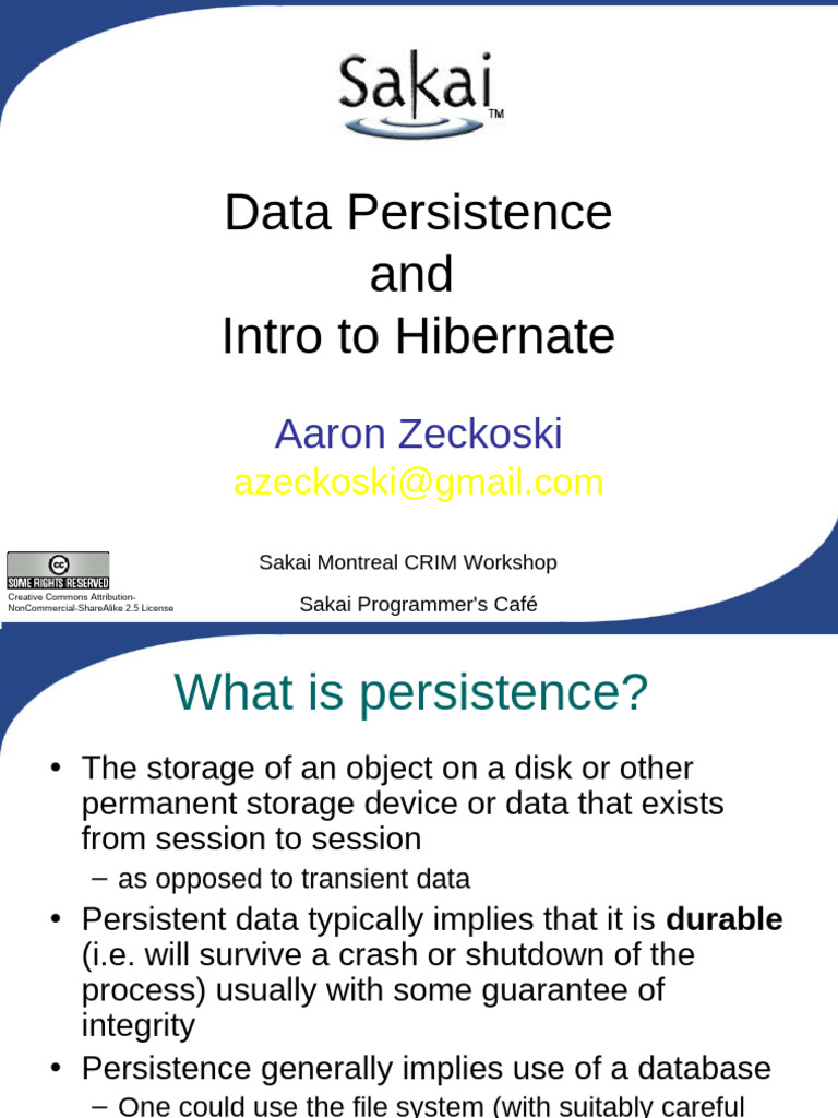 Persistence Hibernate | PDF | Computing | Software Development