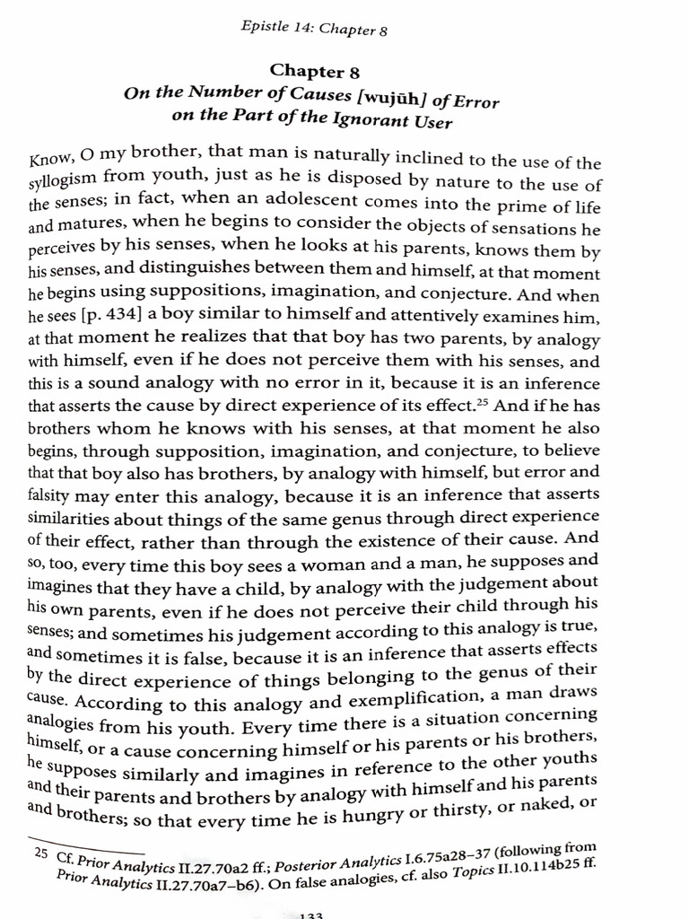 Epistle 14 Chapter 8-12 | PDF | Analogy | Knowledge