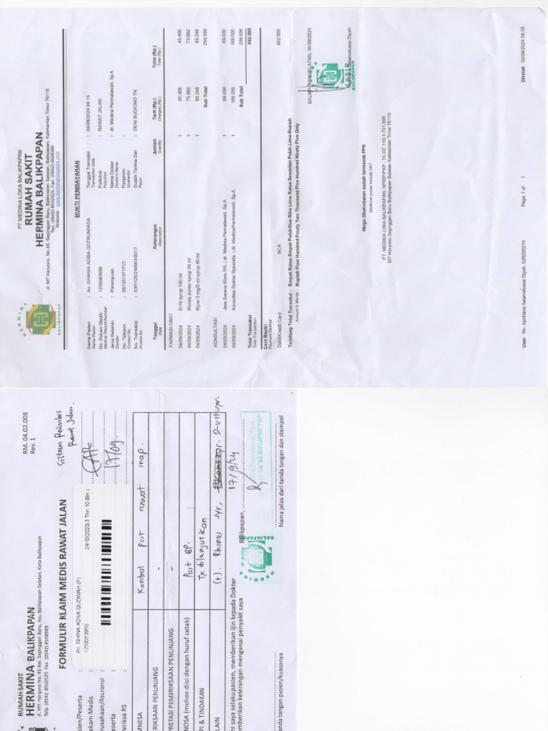 Dok Klaim - Ghania & Ghina | PDF