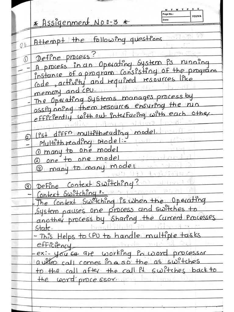 Osy 3-6 Assignment | PDF
